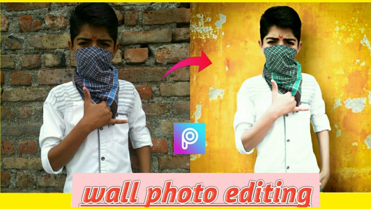 Wall photo editing tutorial - YouTube