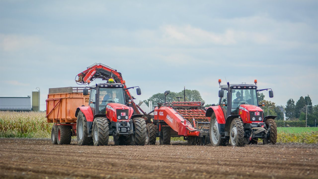 Aardappels rooien | Massey Ferguson, John Deere, Renault ...