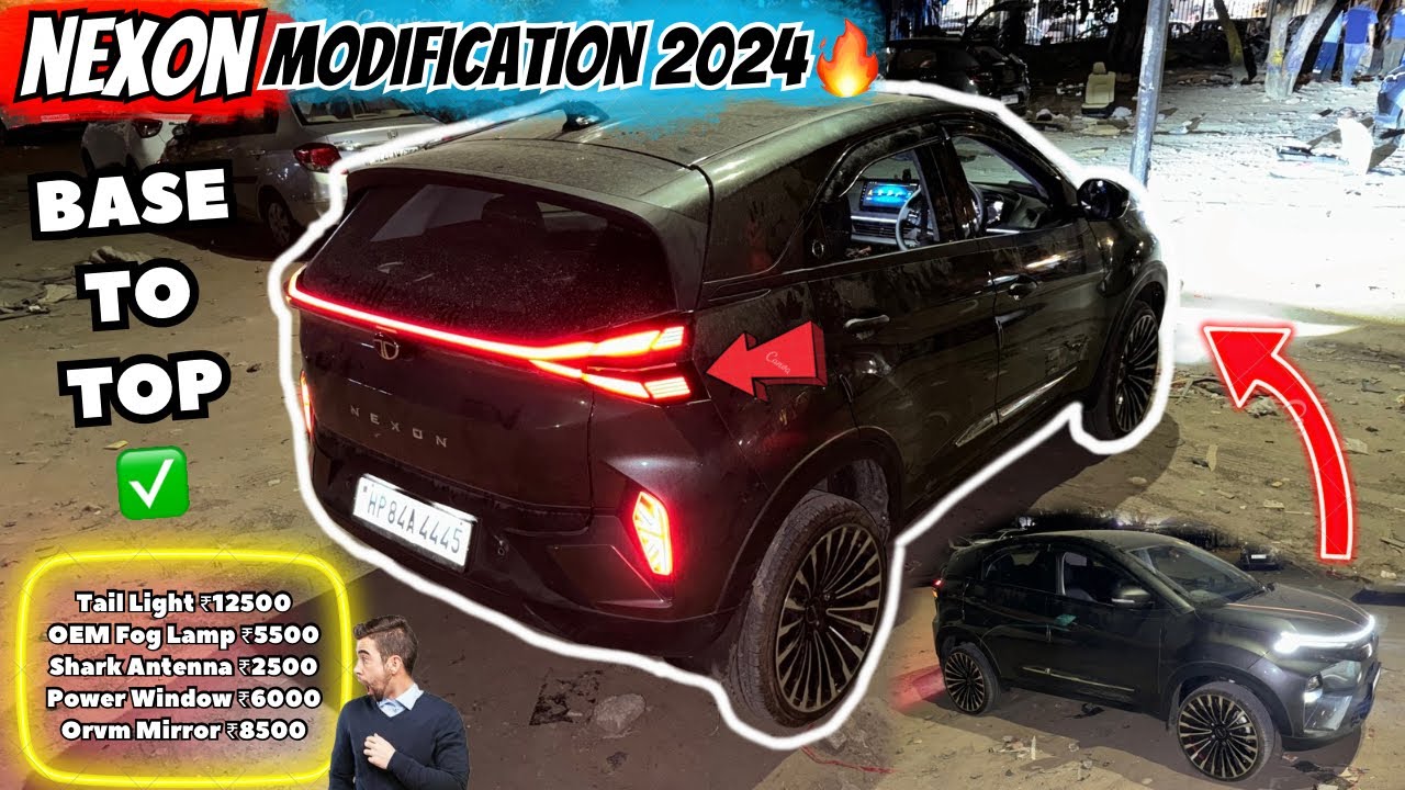 Tata Nexon Facelift Modification 2024 | New Nexon Facelift Modified ...