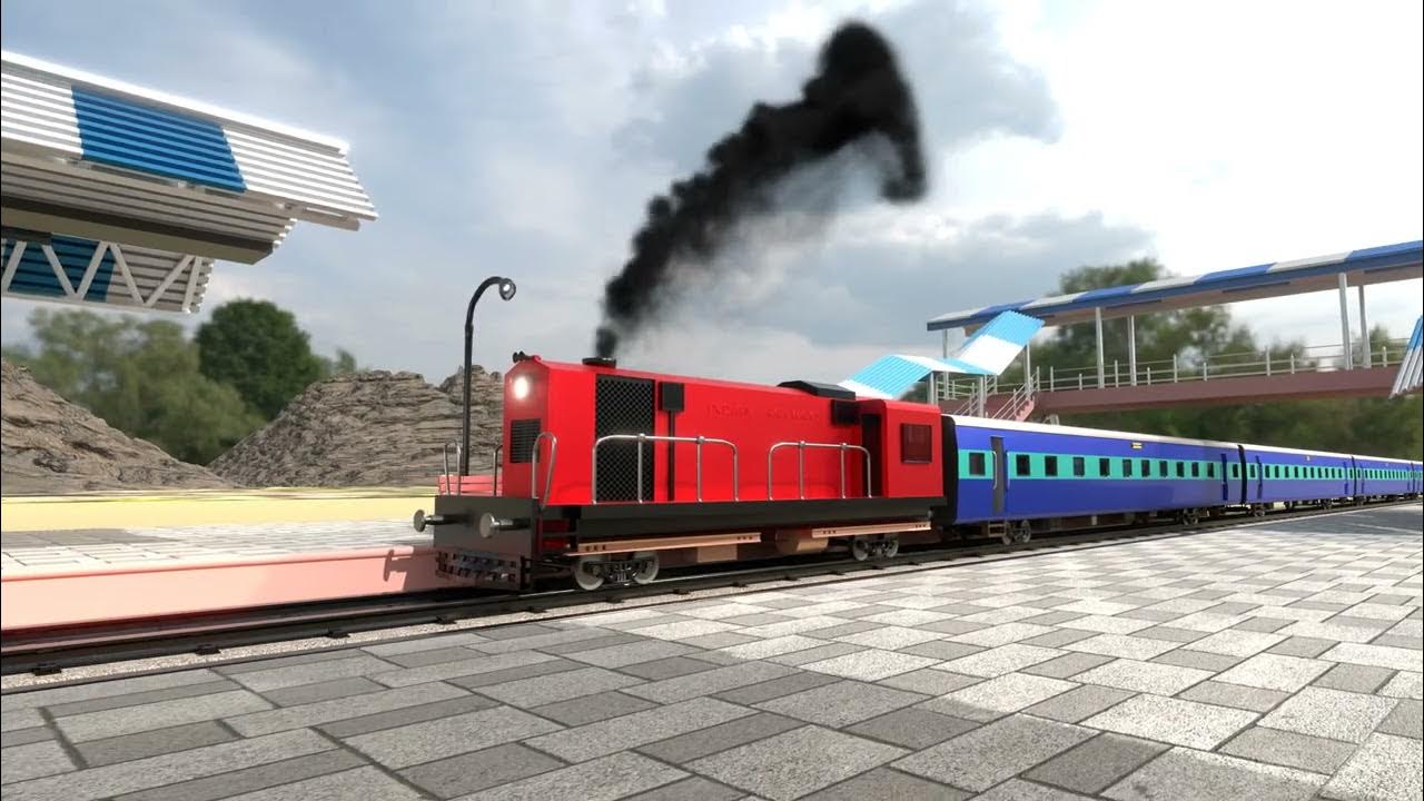 Train Animation with Smoke Simulation in Blender - YouTube
