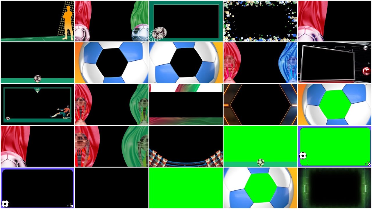 (HD) Football Green screen Video Overlays - YouTube