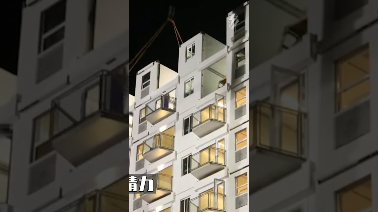 Chinos construyeron un edificio de 10 pisos en sólo un día 🤔🏢 #shorts - YouTube