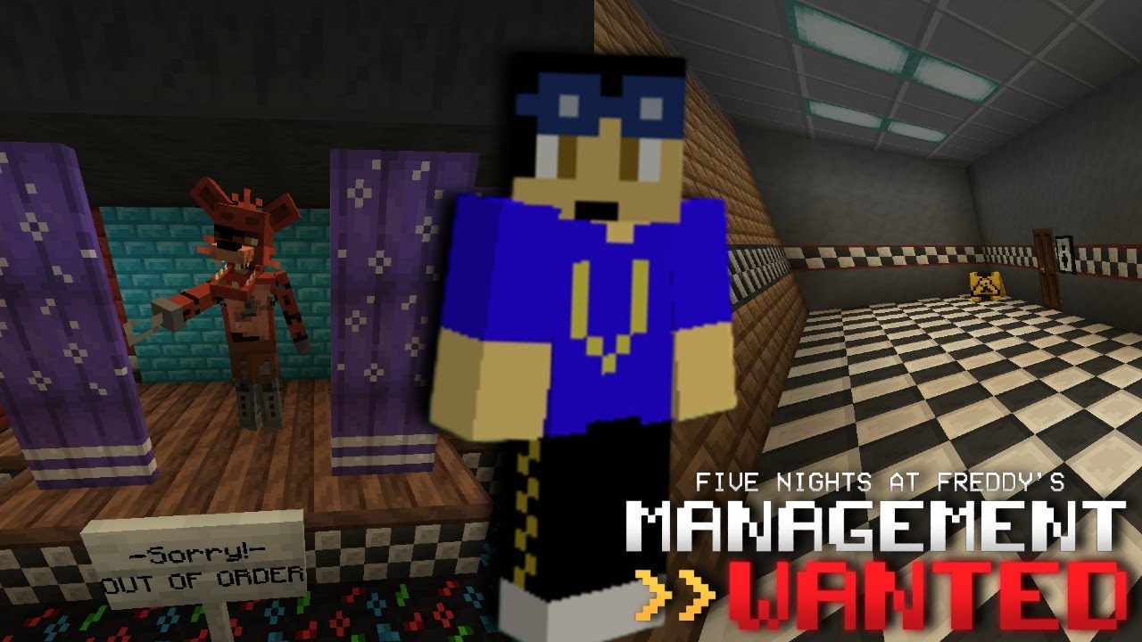 (BUILDING THE ARCADE & RESTROOMS) MINECRAFT FNAF: MANAGEMENT WANTED ...