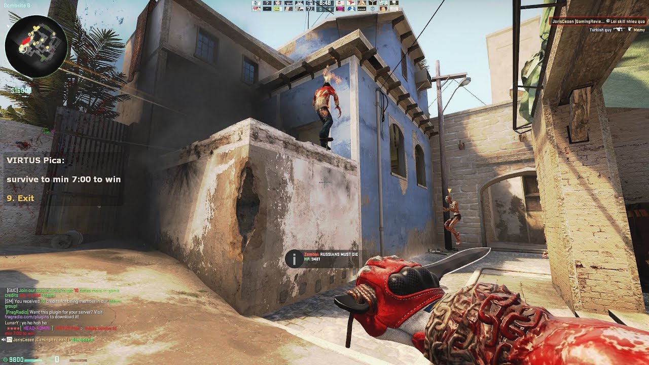 CSGO: Zombie Escape Mod - DE_MIRAGE (Survival Gameplay) on GamersUnited ...