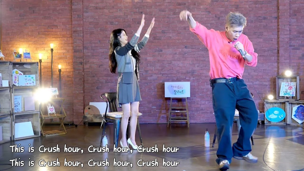 Crush Live performance "Rush Hour" on IU's Palette - YouTube