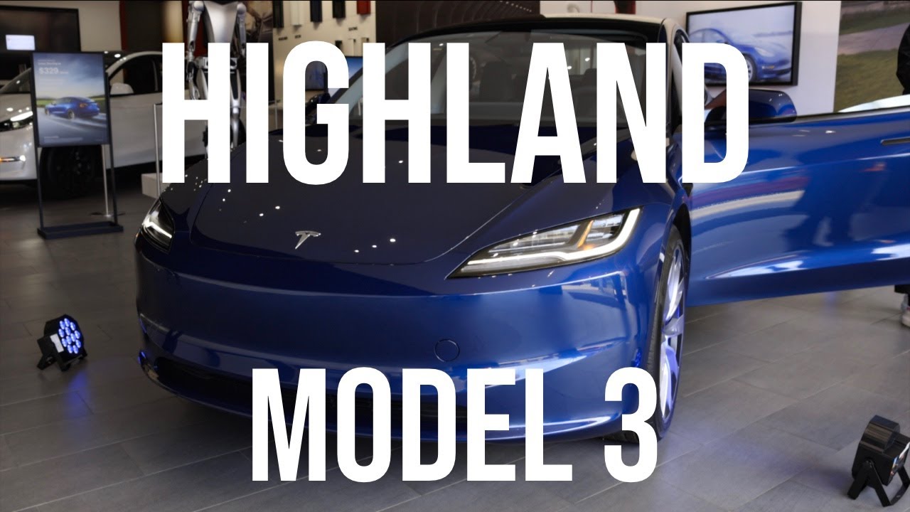 HANDS ON Model 3 HIGHLAND - YouTube