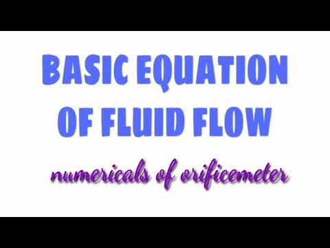 Fluid Mechanics/Basic equation of Fluid flow/part-10/numericals of ...
