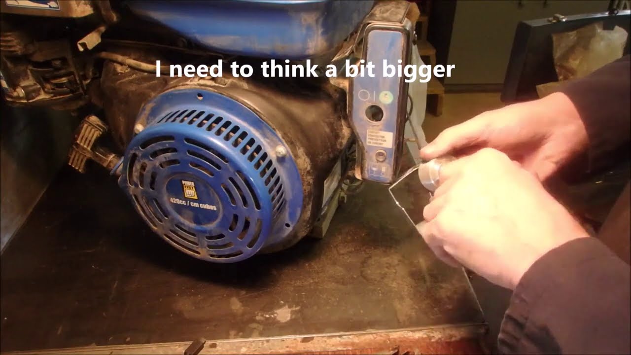 Having Fun With a 420 cc Clone Engine. - YouTube