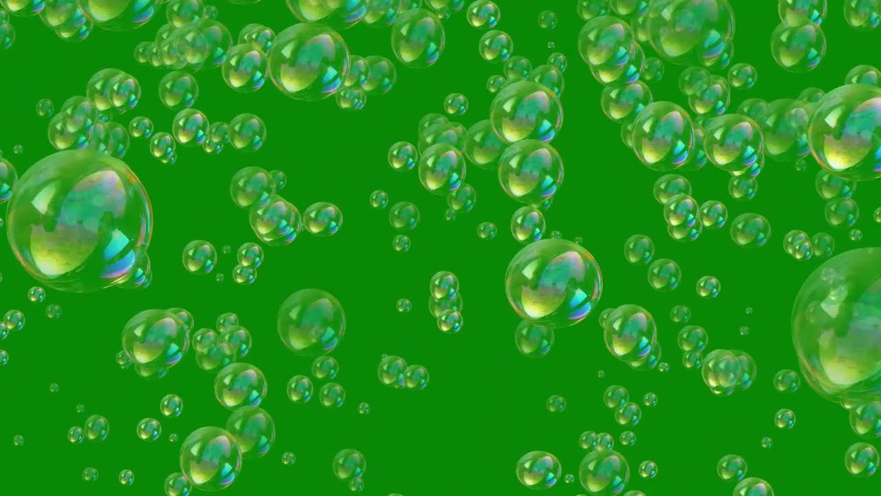 Bubbles Green Screen - Motion Graphics Animated Background Video HD - YouTube