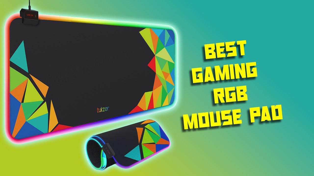 Tukzer RGB RETRO XXL Gaming Mouse Pad | with LED Glowing Backlight ...