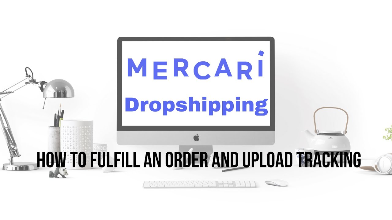 How to Fulfill an order and upload tracking Mercari Dropshipping - YouTube