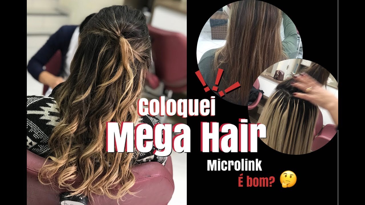 Coloquei Mega Hair Microlink - YouTube