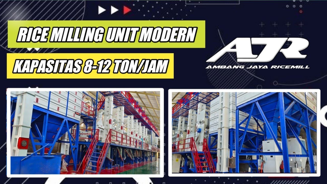 Pabrik RMU (Rice Milling Unit) Modern Kapasitas 8-12 Ton/Jam - YouTube