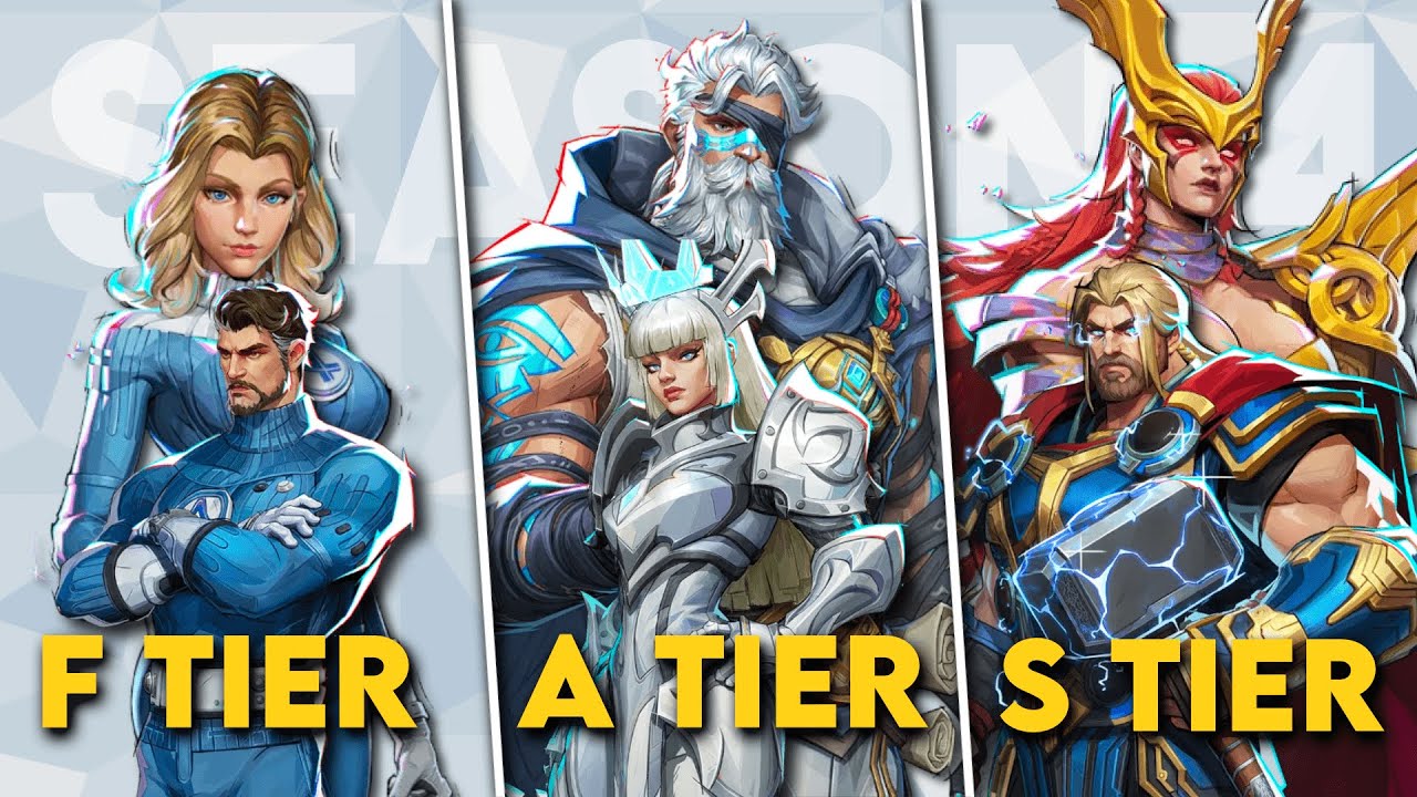 NEW BEST TEAM-UPS TIER LIST SEASON 4 - MARVEL RIVALS S4 - YouTube