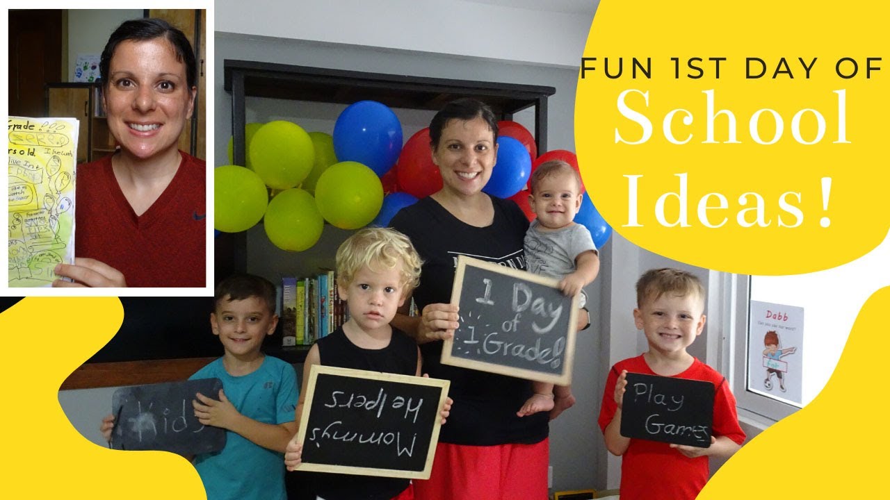 Fun Ideas for 1st day of school! 10 ways to Celebrate! - YouTube