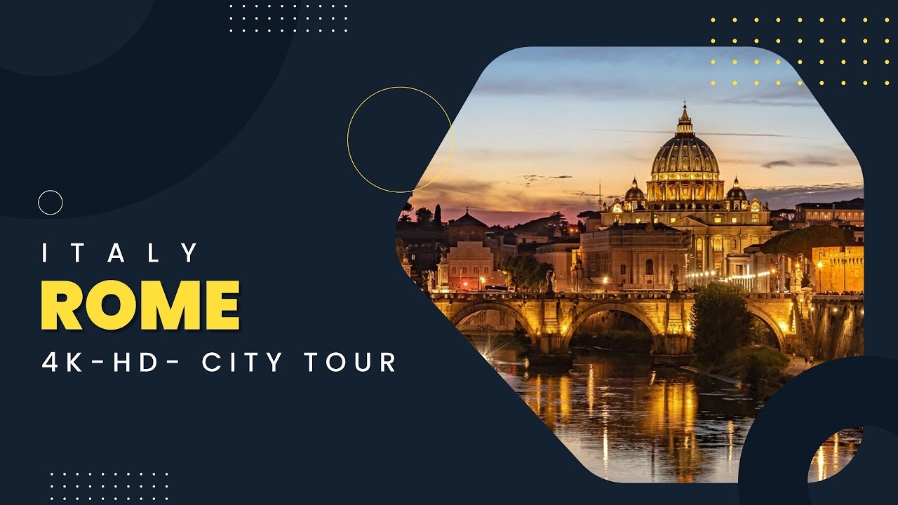 Rome, Italy City Tour Ultra HD 4K Drone Footage - YouTube