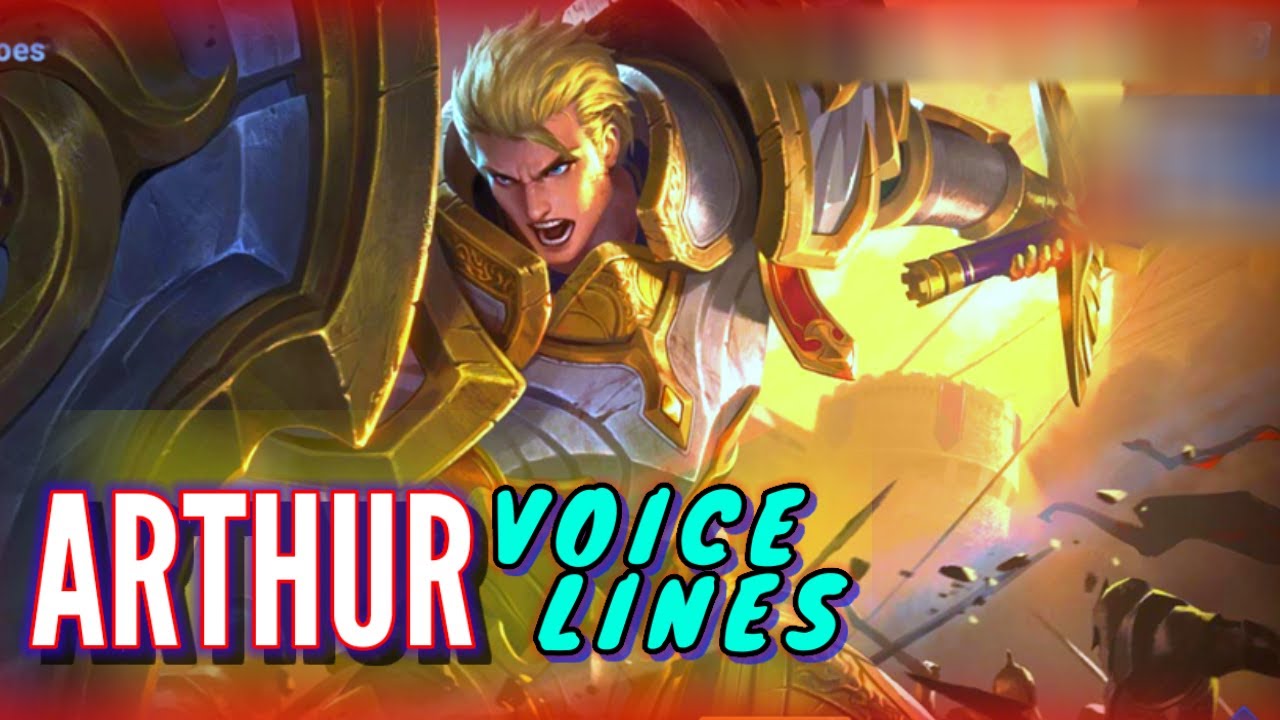 Arthur voice lines and quotes - dialogues Honor of Kings - Noygen - YouTube