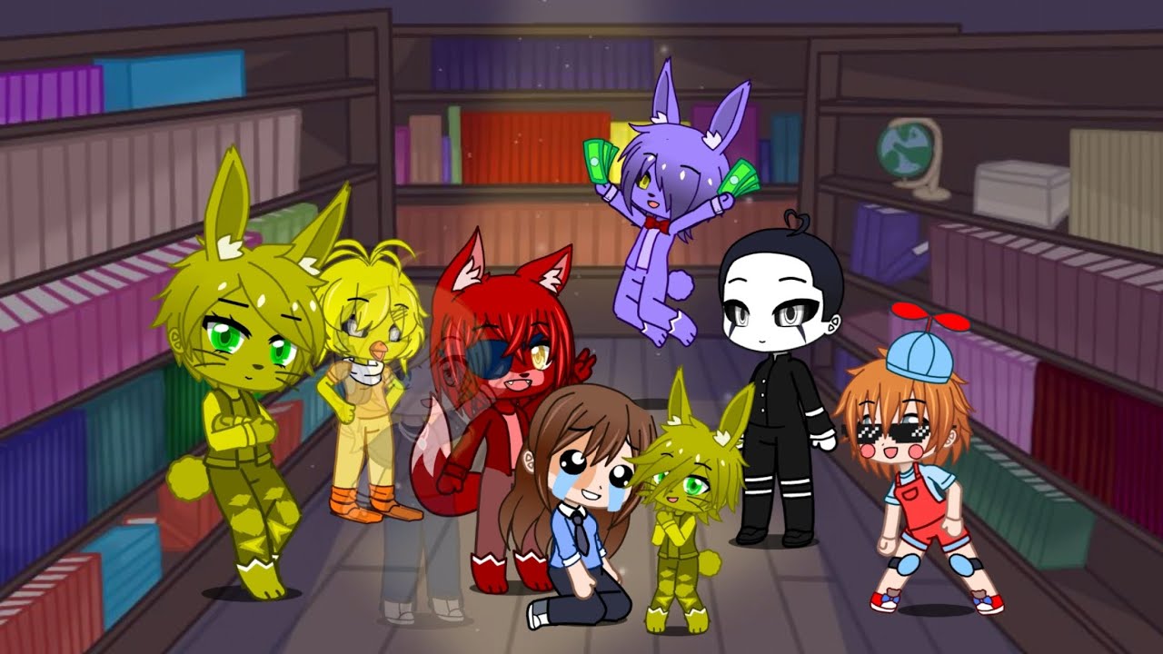 [Gacha Cafe] Ersalin Fnaf 3 "Phantom Foxy play his smallest violin ...