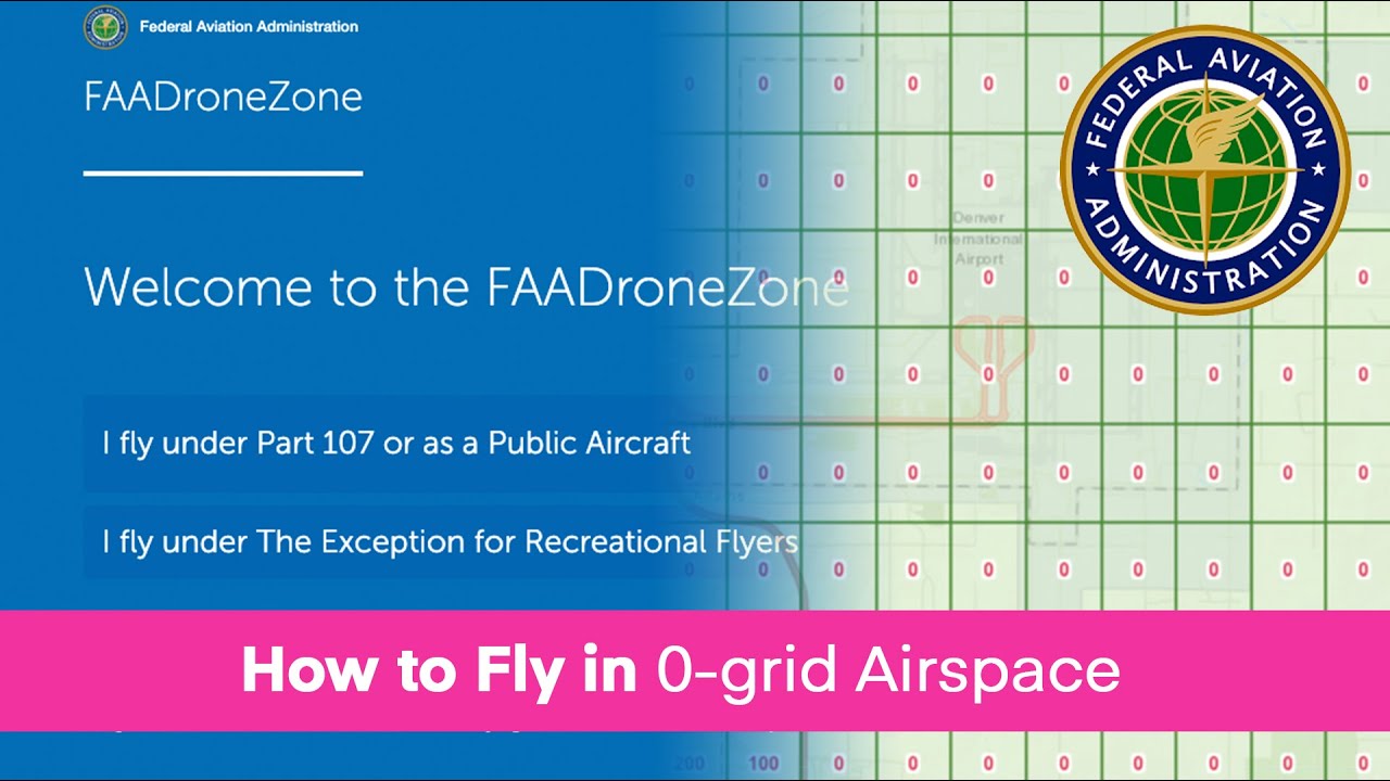 How to fly in 0-grid Airspace - YouTube