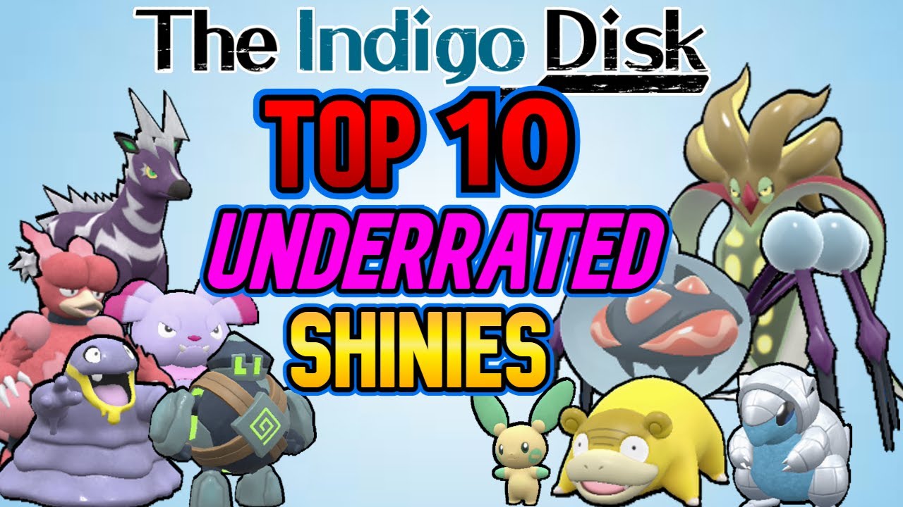 I Shiny Hunted My Top 10 Underrated Shinies in The Indigo Disk | Shiny ...