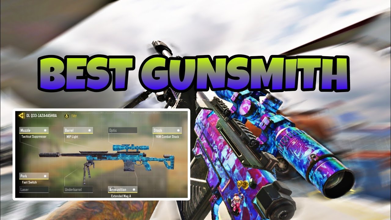 Best Gunsmith For DLQ33 CODM.🔥 - YouTube