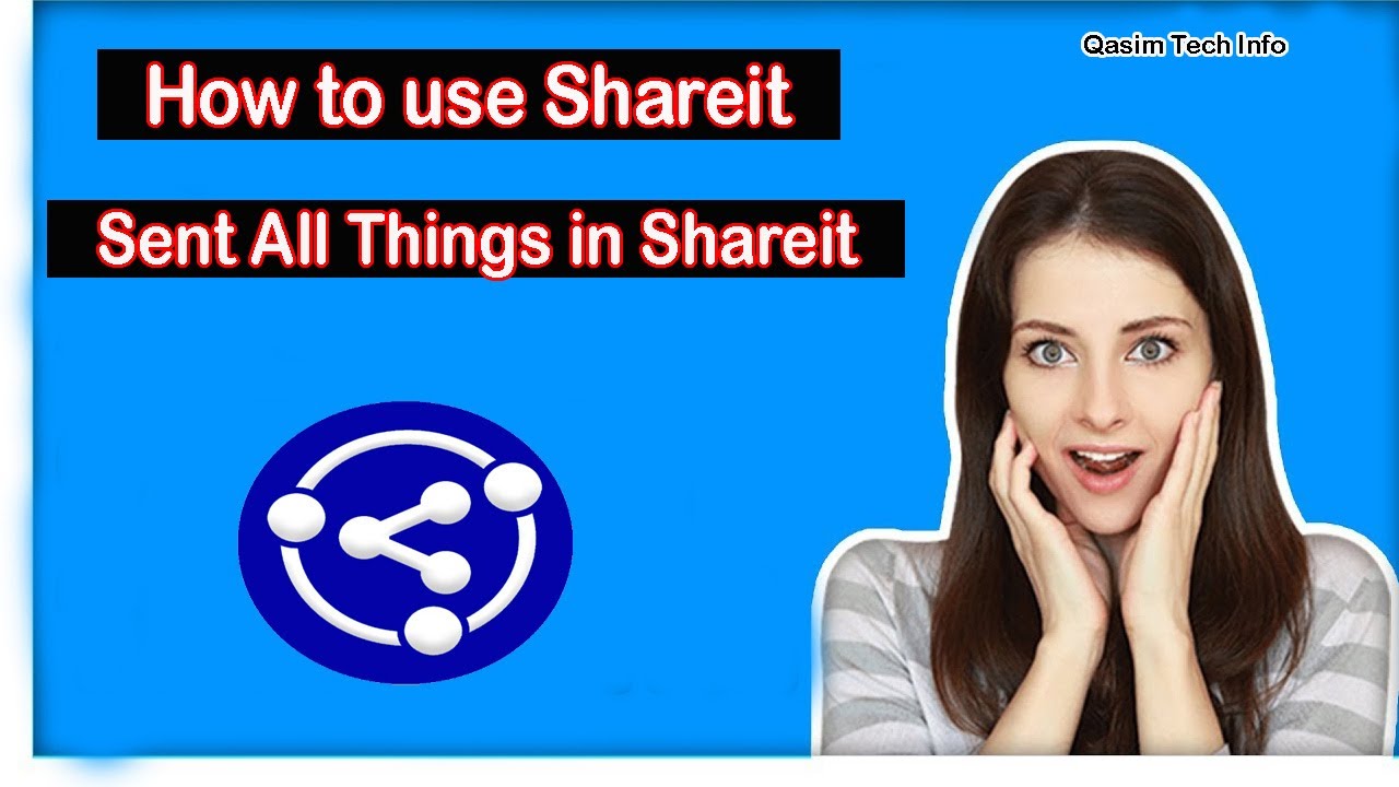 How to use shareit and how to send any files videos pics and apps - YouTube