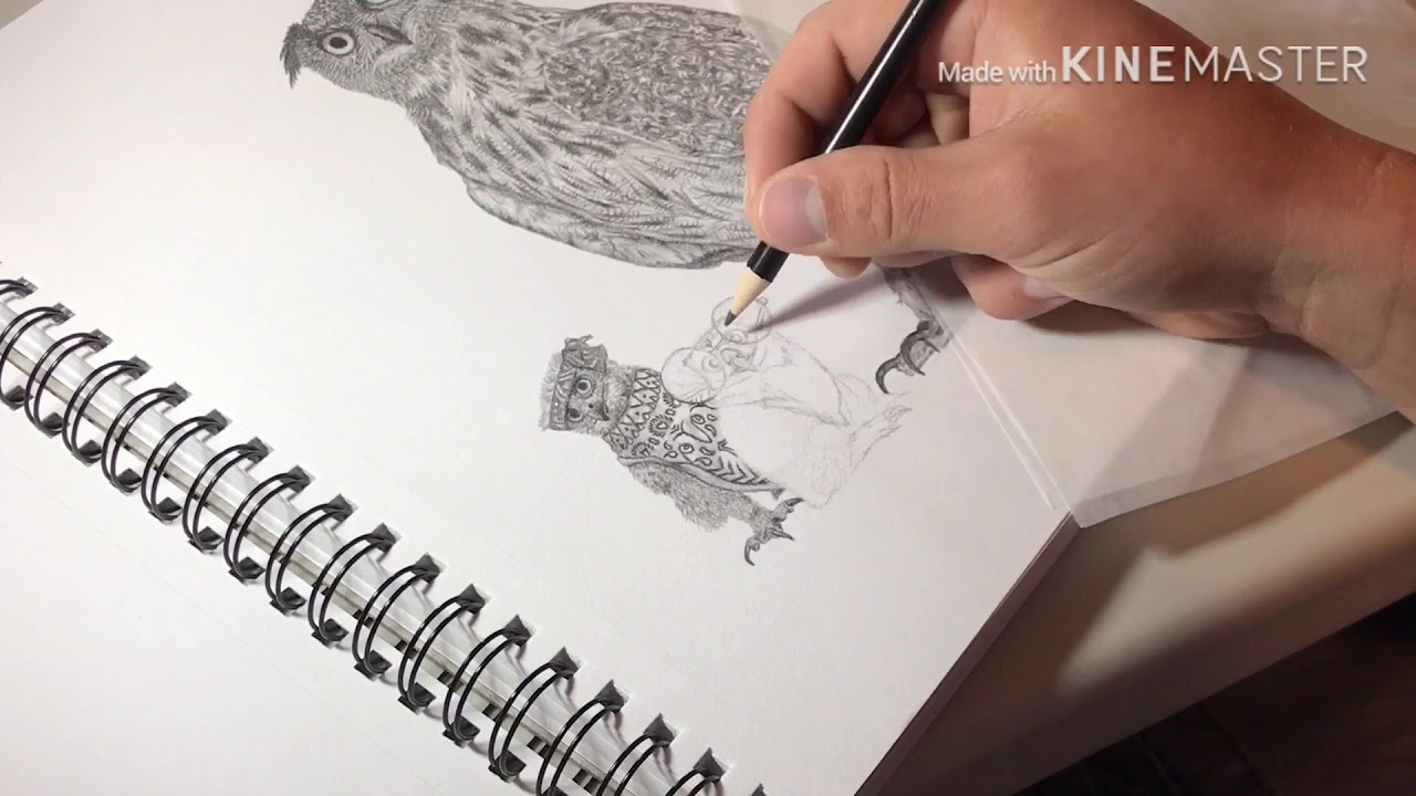 Drawing Time-lapse of “A Flight Of Fashion” - YouTube