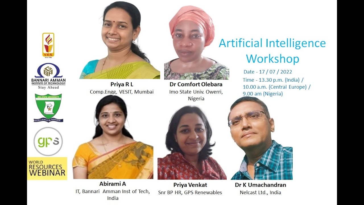 Artificial Intelligence Workshop - YouTube
