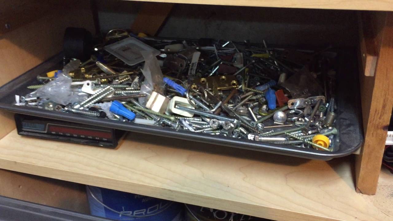 Screws and bolts trays - YouTube
