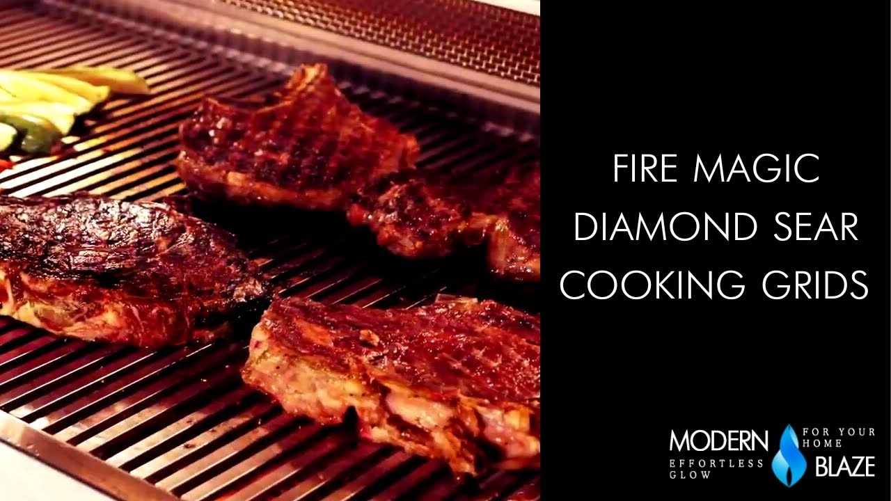 Fire Magic Diamond Sear Cooking Grids - YouTube