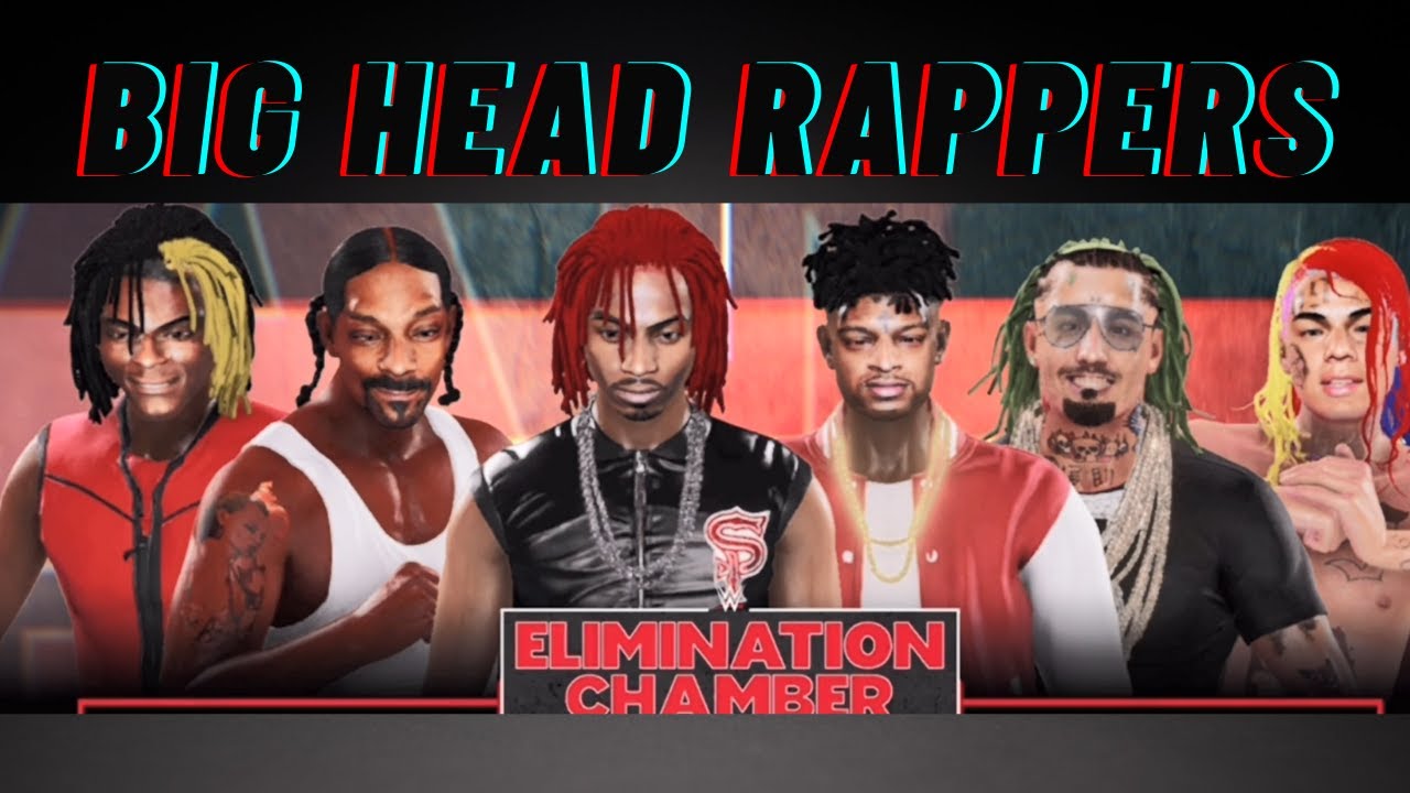 Let's Play WWE 2k20 - Big Head Rappers - YouTube