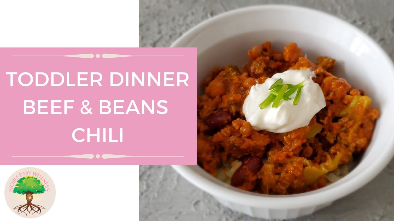 HOW TO MAKE HOMEMADE CHILI RECIPE : TODDLER LUNCH IDEAS | THE MINDFUL ...