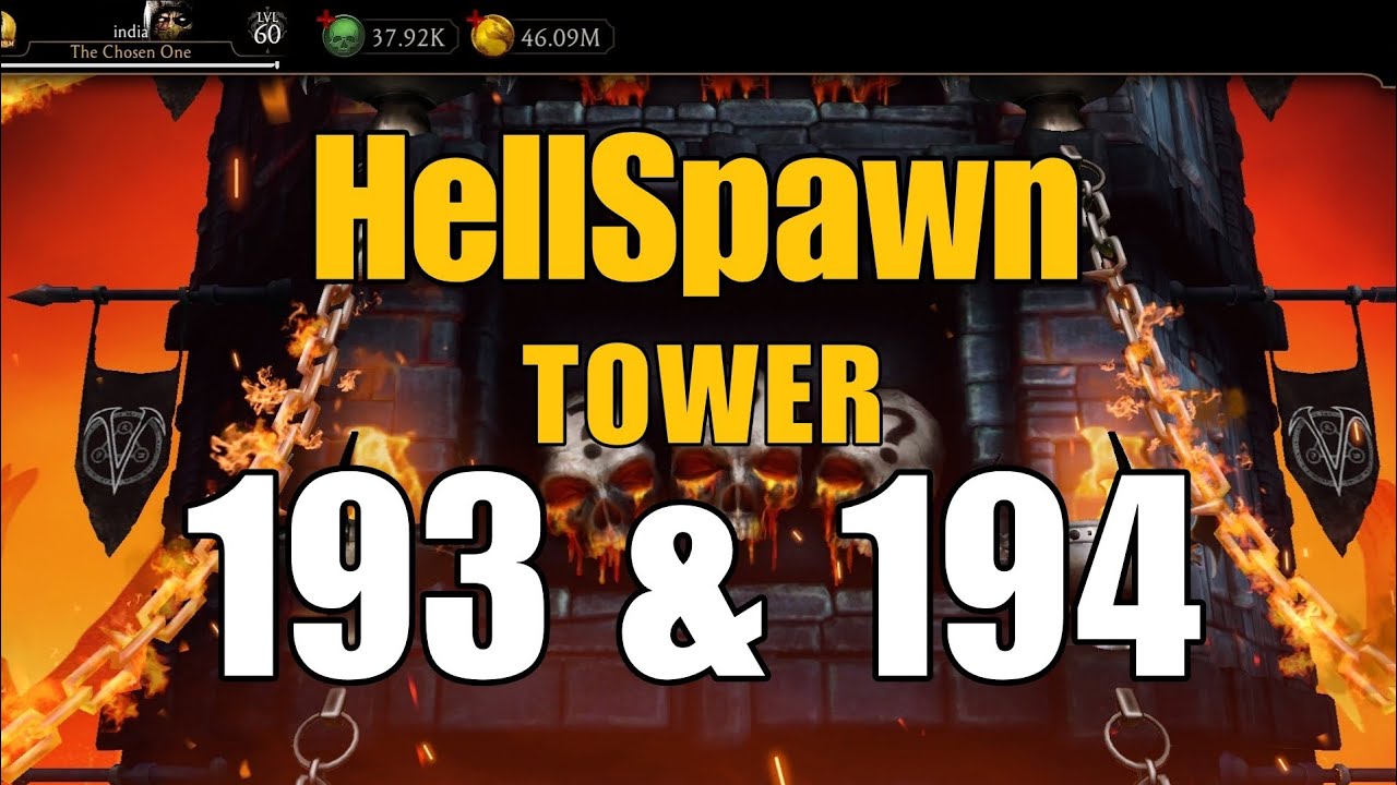 Normal Hellspawn Tower | 193 & 194 Battle Mk Mobile - YouTube