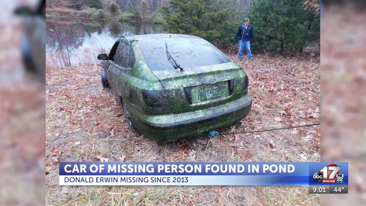 Car found submerged in pond may be major break in 2013 missing person ...