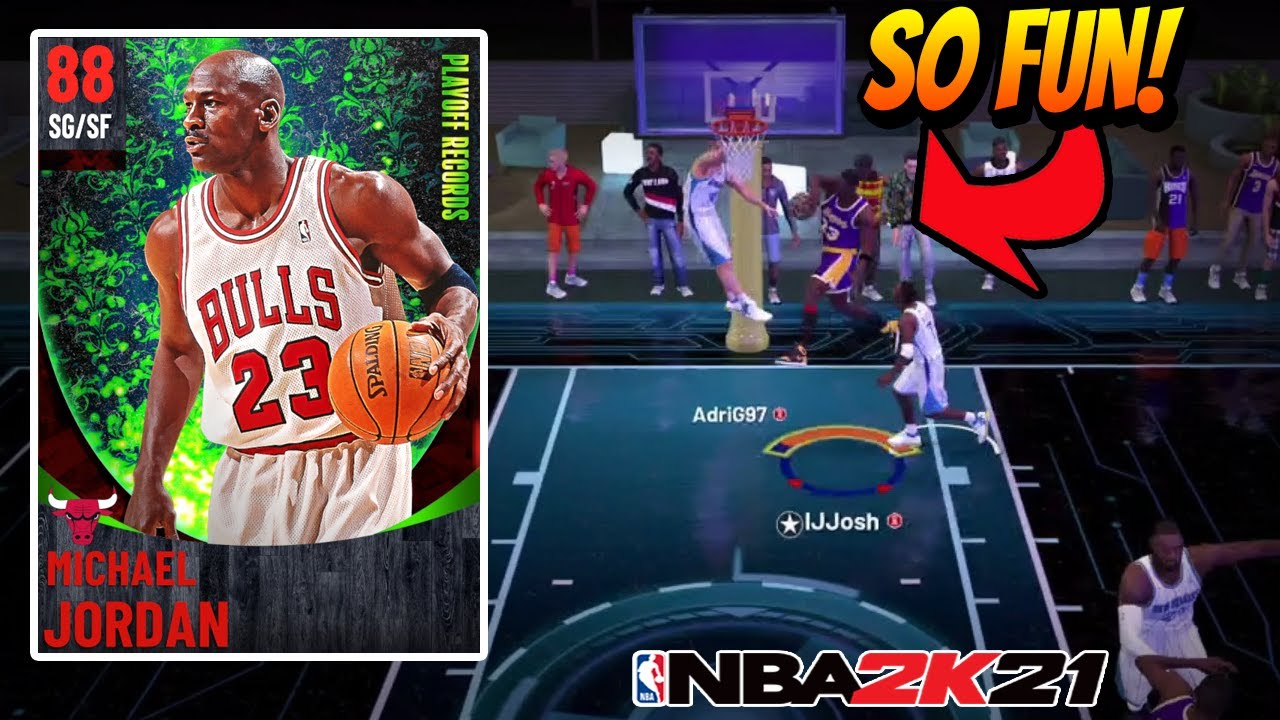 RUBY MICHAEL JORDAN GAMEPLAY! (88!) SO MUCH FUN!! | NBA 2K21 MYTEAM ...