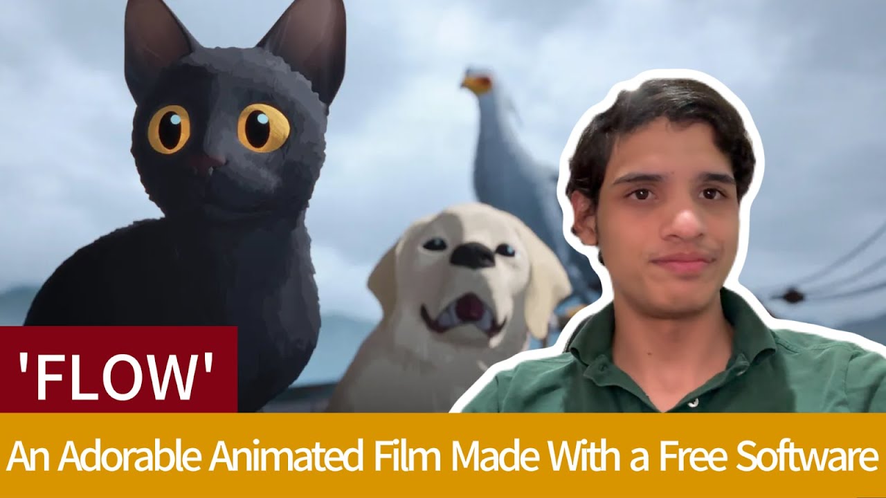 ‘Flow’ A Moving Animated Feature Propelled by a Cute Cat - YouTube