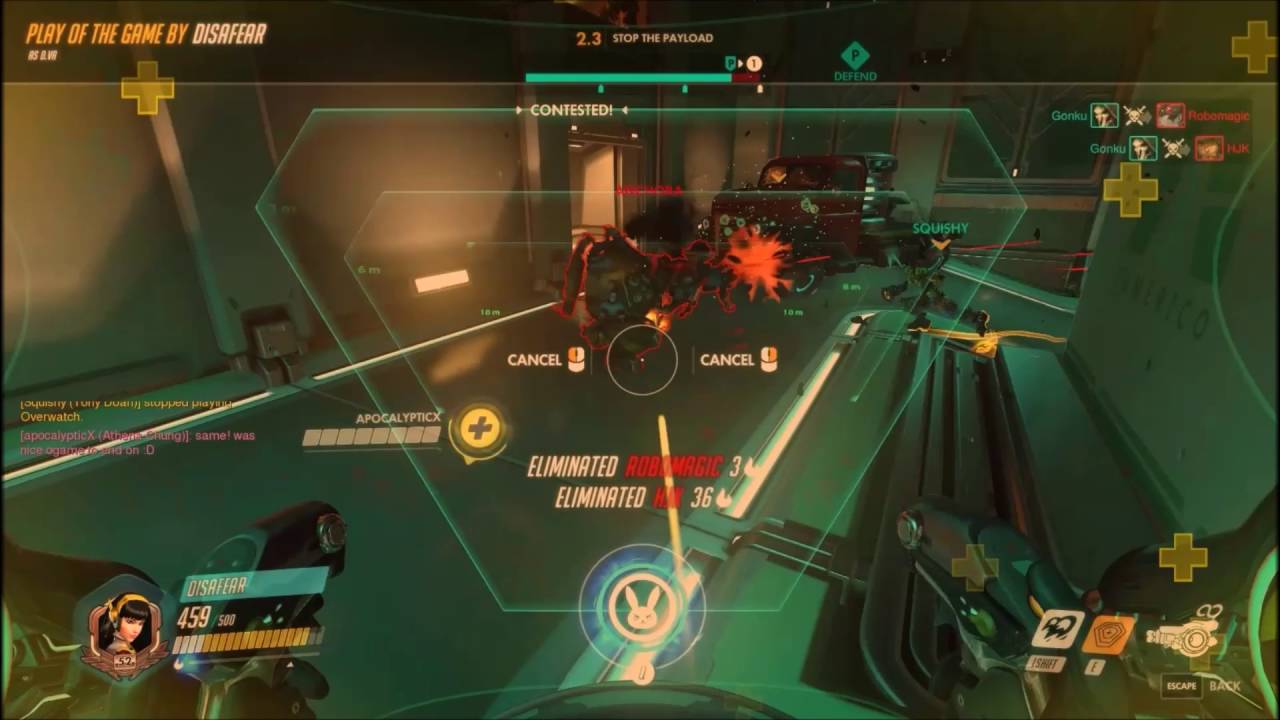 D.Va vs. Mercy Revive - Overwatch - YouTube