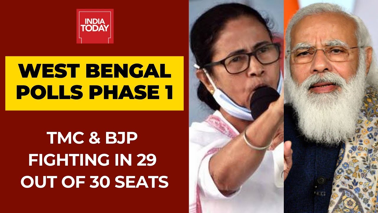 West Bengal Phase 1 Polls: TMC & BJP Fighting In 29 Out Of 30 Seats ...