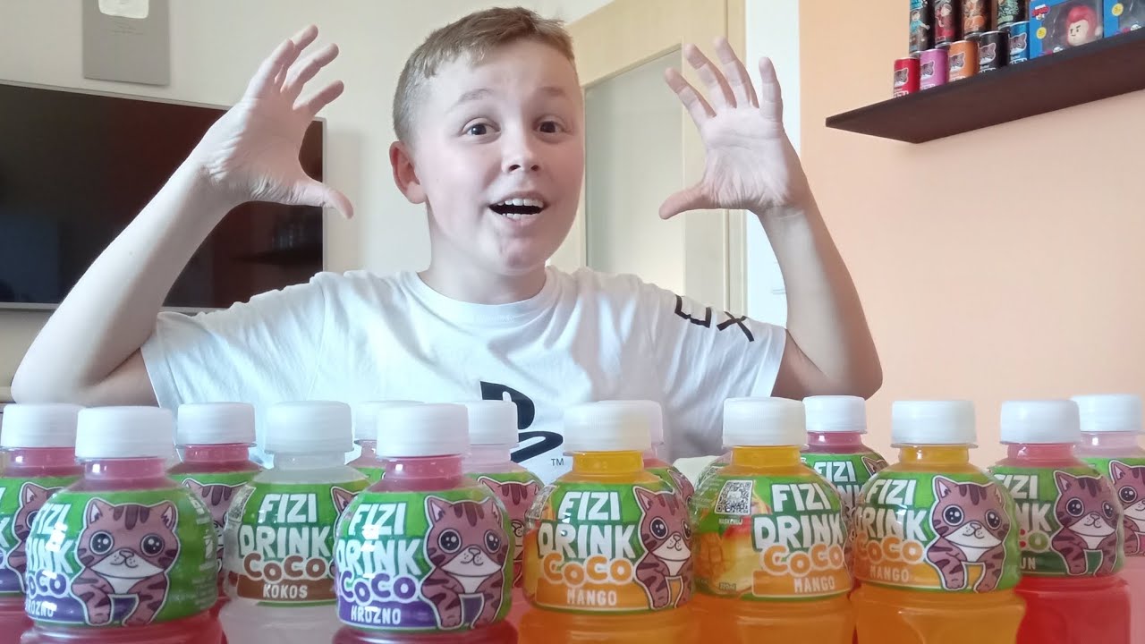 Ochutnávka všech Fizi Drinků CoCo *toto jsem nečekal** 😱 - YouTube