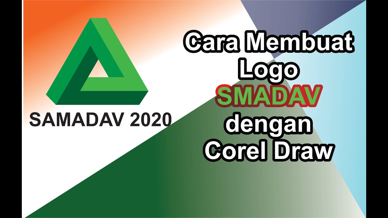 Cara Membuat Logo Smadav | CorelDraw - YouTube