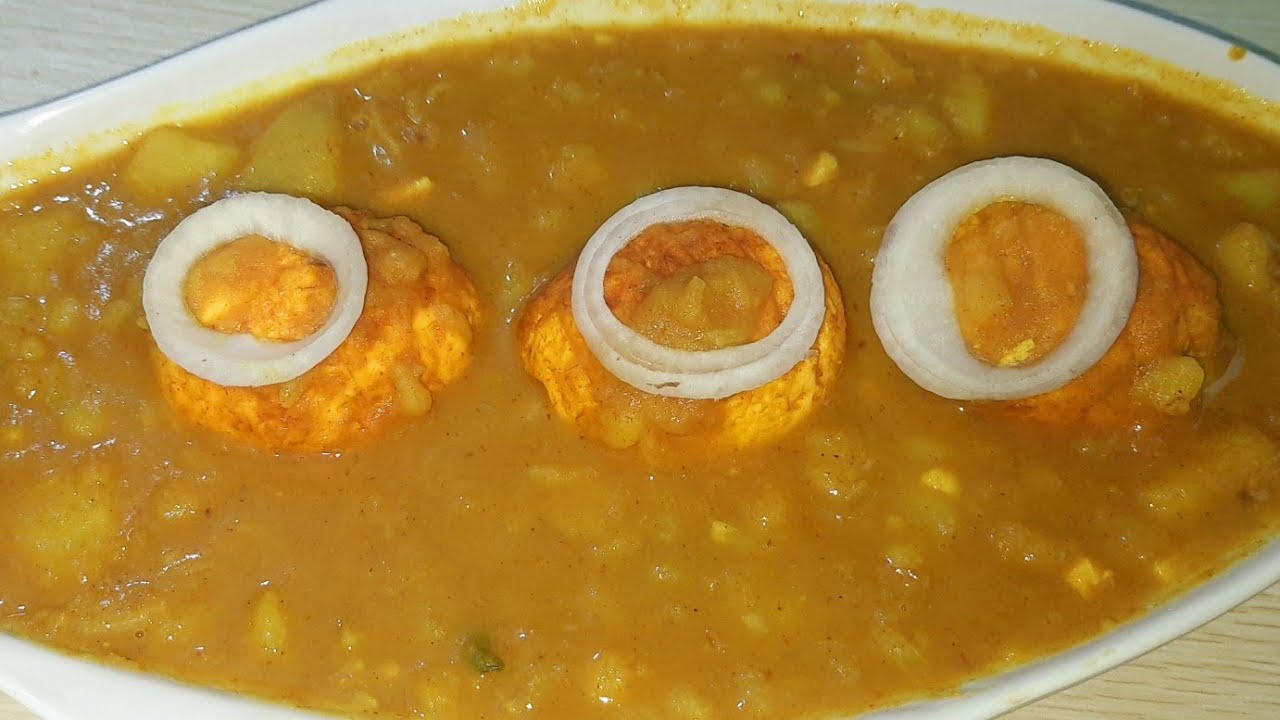 ডিম আলুর ঝোল | Bengali egg curry with potato recipe | Dim Alur Jhol ...