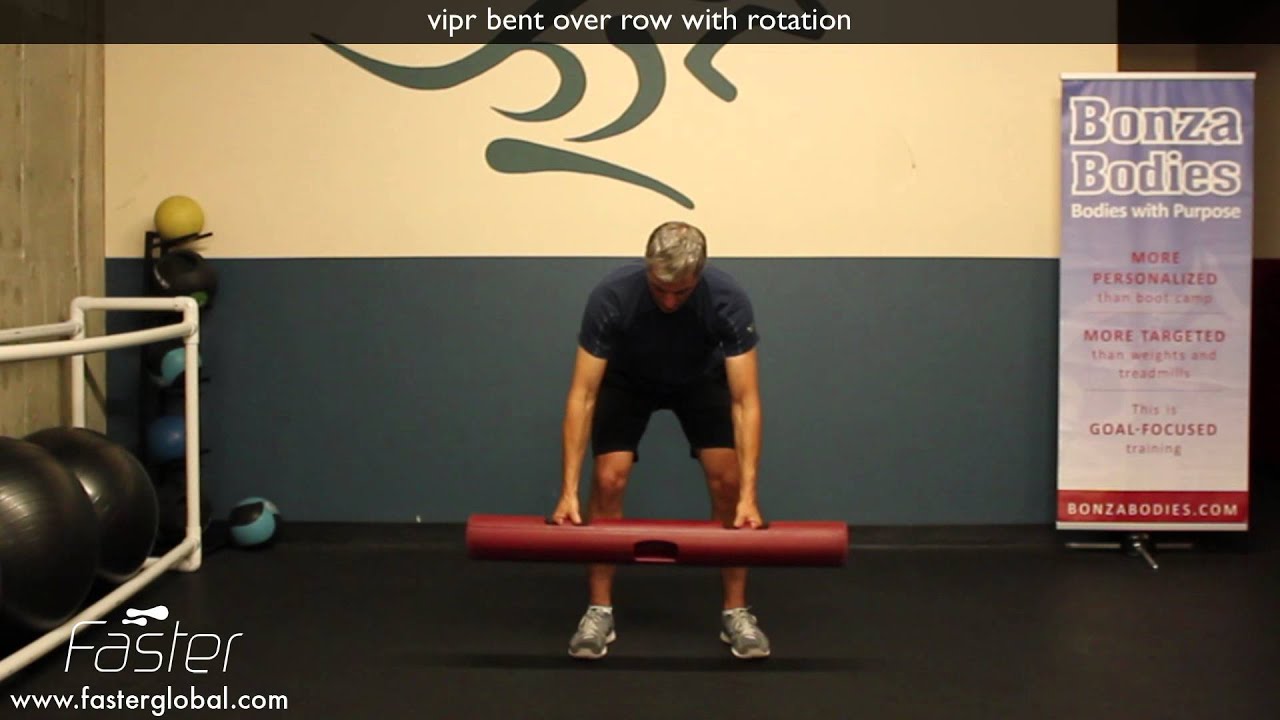 vipr bent over row with rotation - YouTube