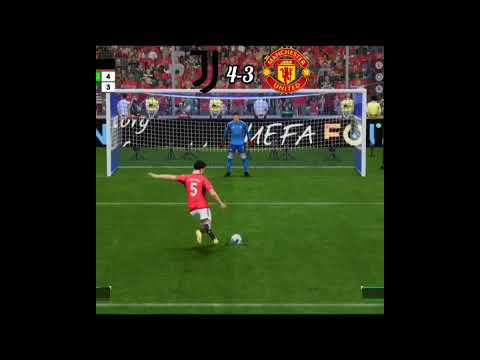 Mun VS Juventus penalty shootout