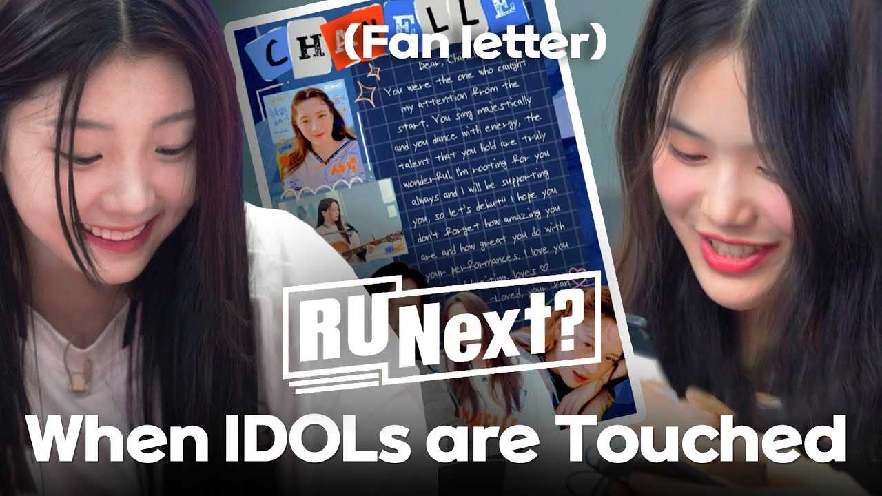 The reason why fans' support gives strength to idols l R U NEXT? - YouTube