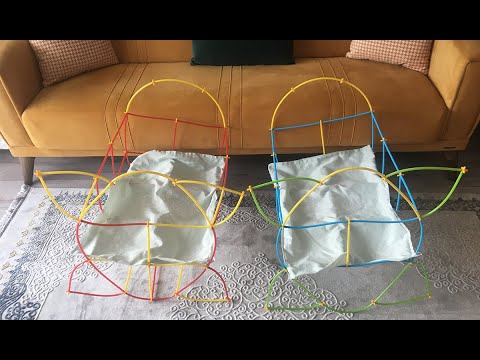 BAMBU ÇUBUKLARLA BEBEK BEŞİĞİ NASIL YAPILIR | SÜPER BAMBU ÇUBUKLAR | SUPER BAMBOO STICKS