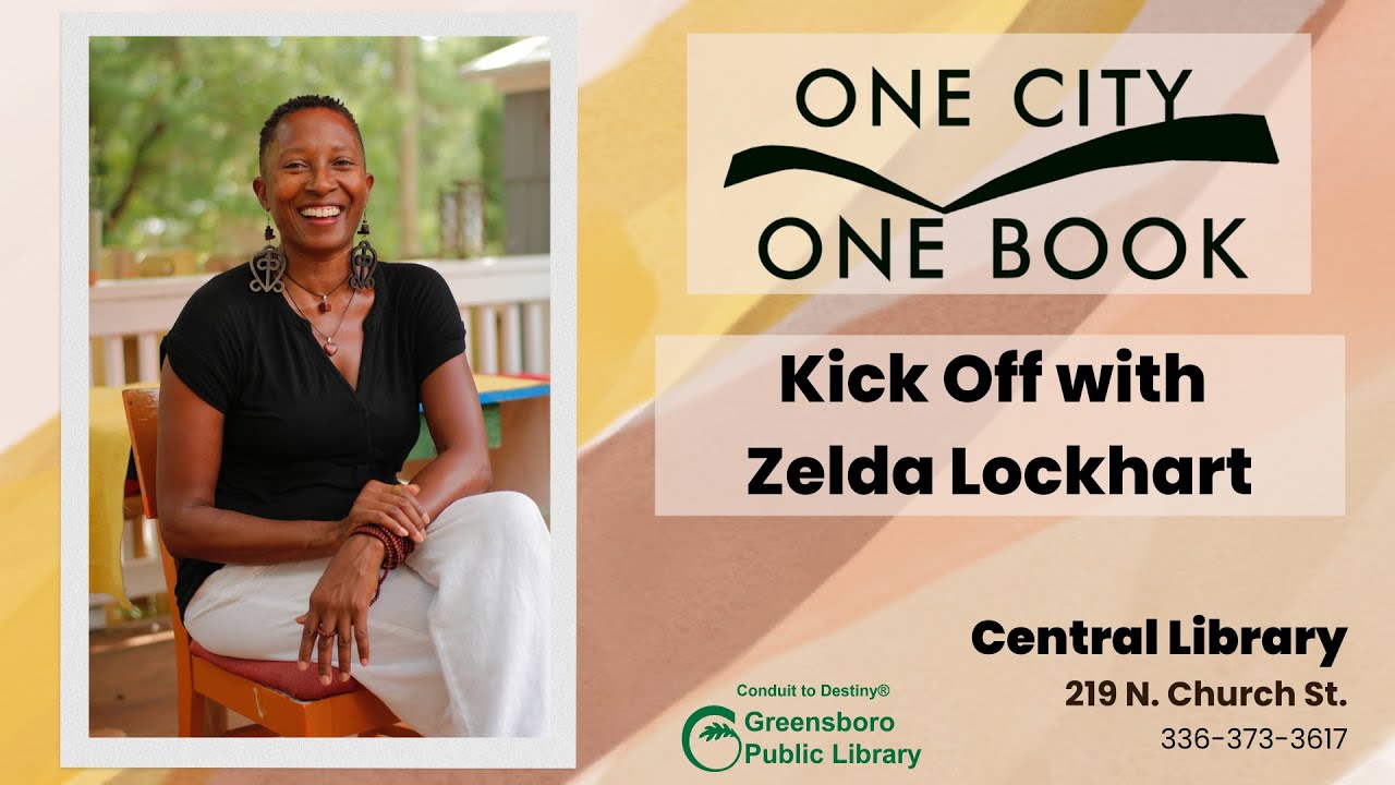 One City, One Book 2023 Kick Off with Zelda Lockhart - YouTube