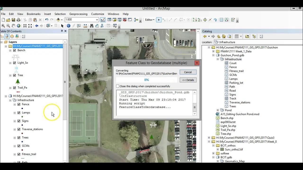 Importing Shapefiles Into a File Geodatabase - YouTube