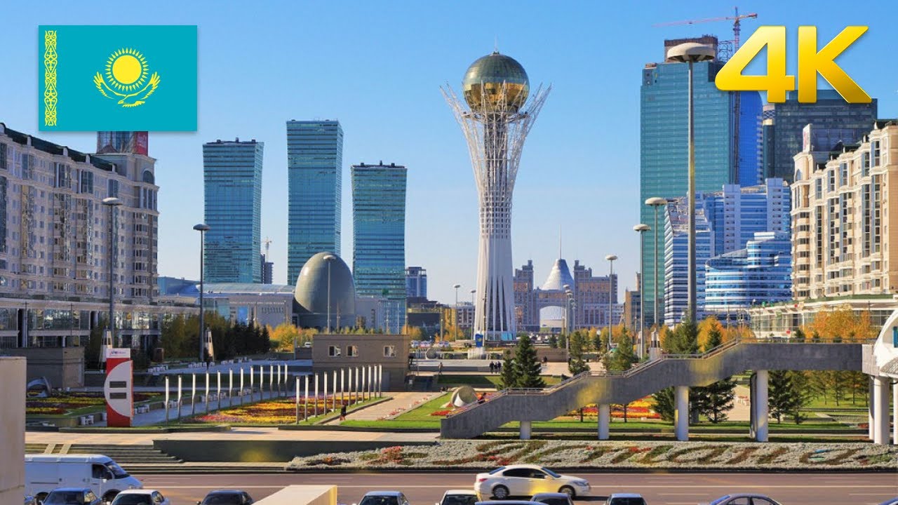 Kazakhstan - Astana - Walking Tour 4k - YouTube