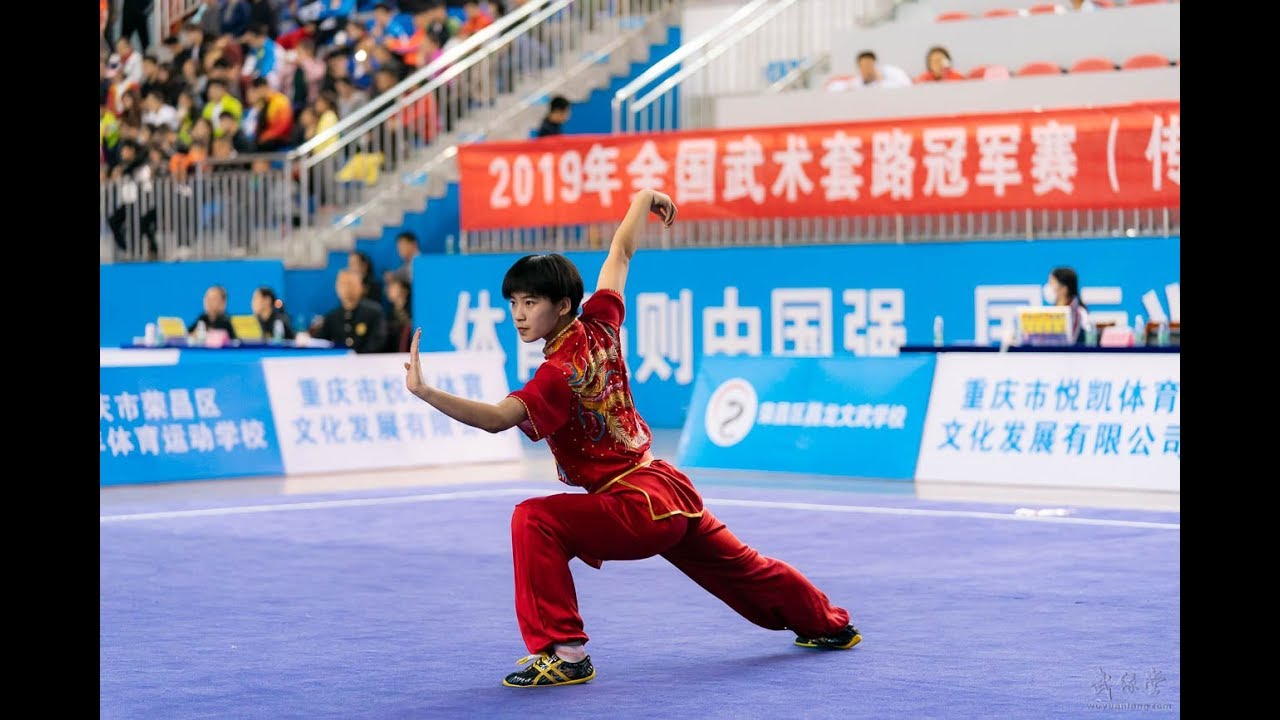 Women's Hua Quan 女子华拳 第19名 大连队 李美慧 8.41分 2019年全国武术套路冠军赛(传统项目) wushu ...