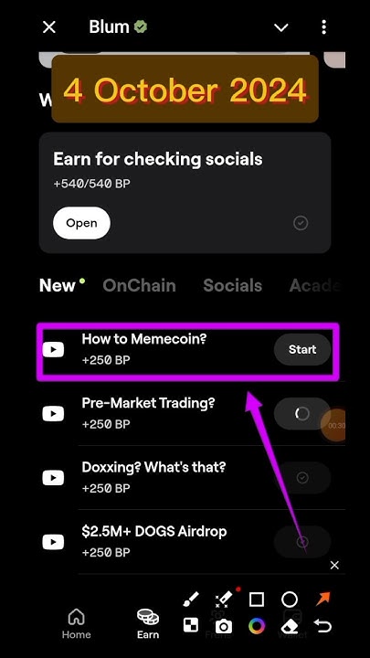 How To Meme coin? Blum Code| Blum Today Verification Keyword| Blum 4 October How To Meme coin ...